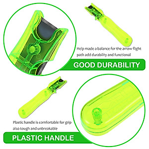 Archerest Fletch Remover, Arrow Stripper Vane, Stripping Removal Tool for Hunting Carbon Fiberglass Aluminum Feather Arrows (Green)