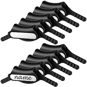 10 Pcs Stethoscope Name Tag Stethoscope ID Tag Personalized Identification Tag with Name Label Stickers Practical Gift Nurses, Doctors, Veterinarians and Med Students