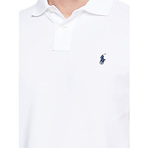 POLO RALPH LAUREN Custom Slim Fit Mesh Polo White MD