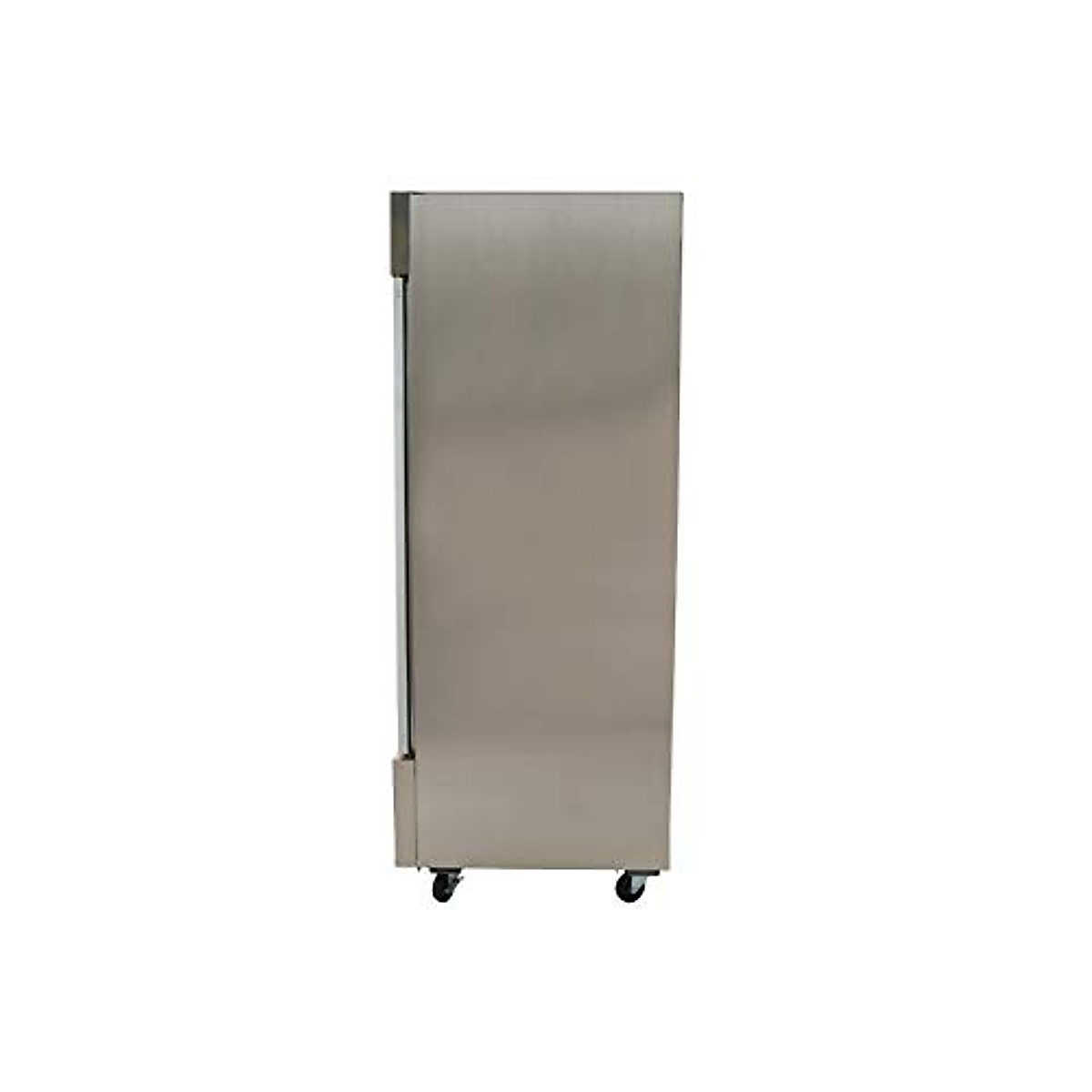 Peak Cold Single Door REFRIGERATOR; Commercial Reach In Stainless Steel, White Interior; 23 Cubic Ft, 29" Wide
