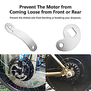 TIKSCIENCE Universal Torque Arm Conversion Kit,Fit for Electric Bicycle E-Bike Front or Rear 2 Set