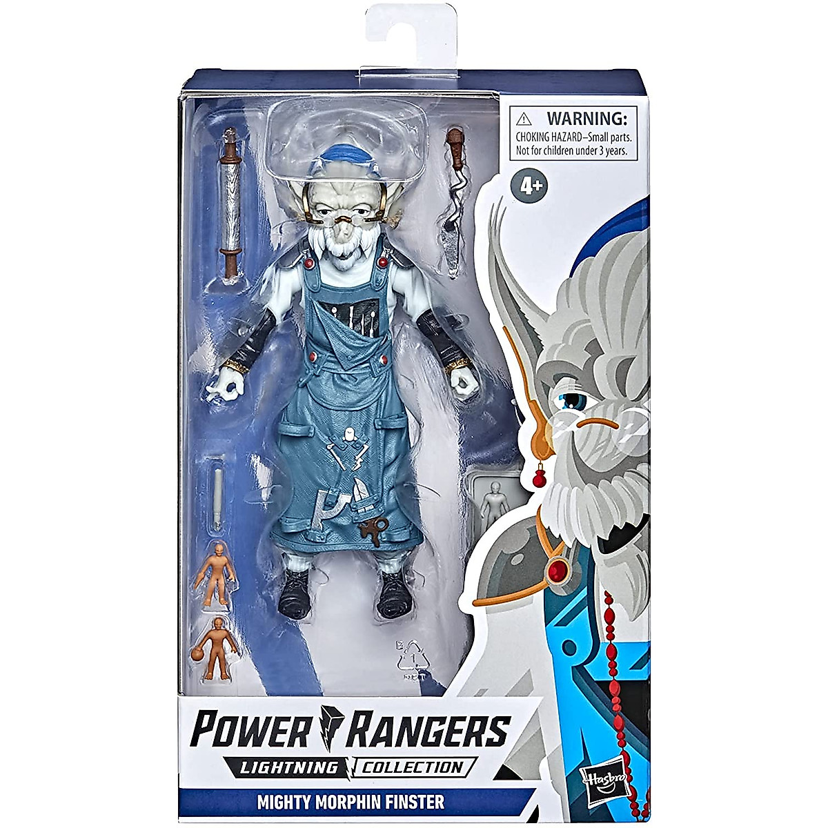 Power Rangers Lightning Collection Mighty Morphin Finster 6-Inch Premium Collectible Action Figure Toy with Classic MMPR-Inspired Accessories (Amazon Exclusive)