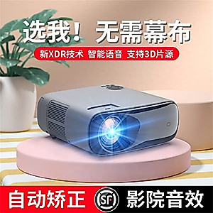 Thick Projector Office Support 4K High Brightness LED Screen Voice Mini Home Projector
