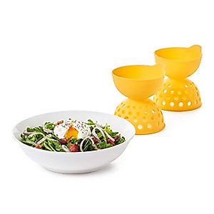 OXO Good Grips Silicone Egg Poachers (Set of 2),Yellow