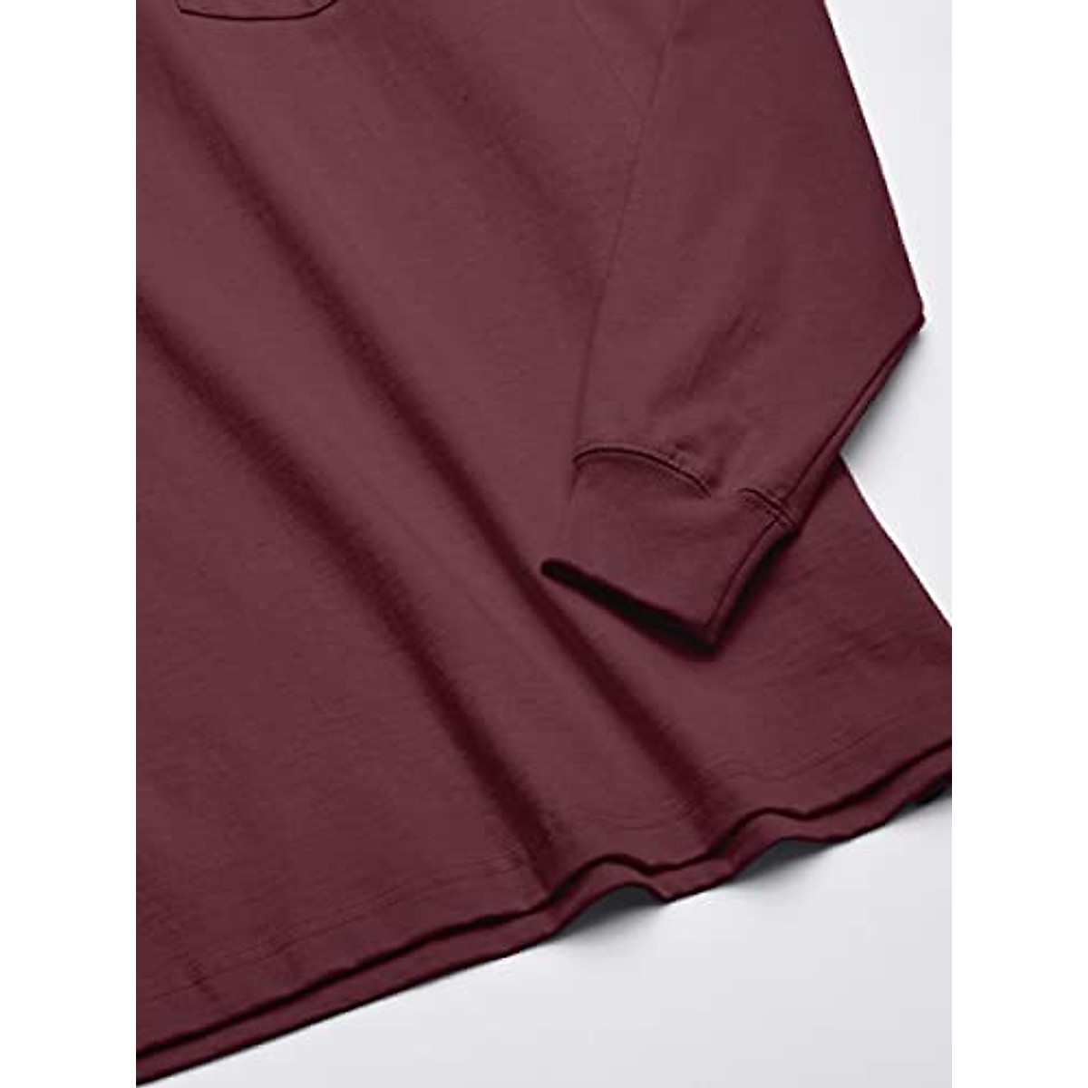 Carhartt Men's Loose Fit Heavyweight Long-Sleeve Pocket T-Shirt, Port, TLL-4XL