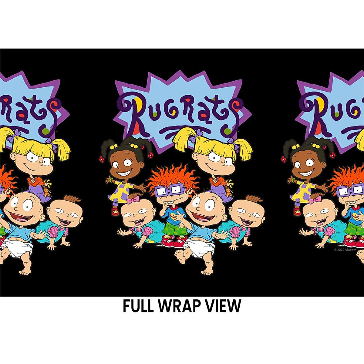 Rugrats OFFICIAL Group 20 oz Travel Tumbler, Stainless Steel, Vacuum Insulated with Leak Resistant Slide-Lock Lid