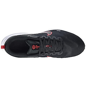 Nike womens Downshifter 12 Fitness Sneaker, Black/White/Dark Smoke Grey/University Red, 13