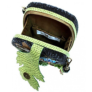 Mary Frances Chatterbox Beaded Parrot Handbag, Multi