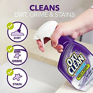 OxiClean plus Bleach, No Drip Foam, Mold & Mildew Bathroom Stain Remover 30 oz. (Pack of 4)