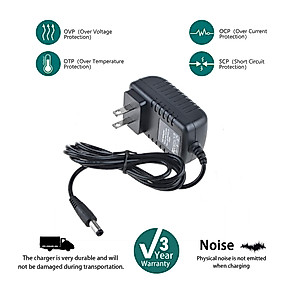 SLLEA 9V AC/DC Adapter for Blazie Braille 'n Speak BS1 BSI Note Taking Device 9VDC Power Supply Cord Cable PS Wall Home Battery Charger