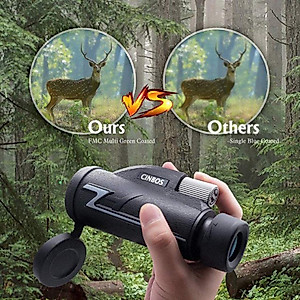 Digital Telescope Gift High Power HD Zoom Monoculars-BAK4 Prism FMC Optical Lens,10x Magnification Zoom Lens,with Smartphone Adapter & Tripod,