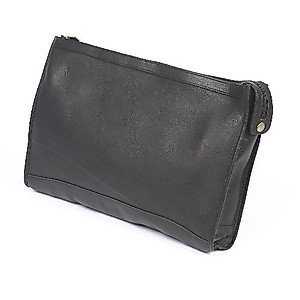 Claire Chase Zippered Folio Pouch, Black, One Size