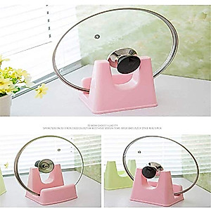 DRNKS Spoon Pot Cover Shelf Cooking Storage Kitchen Decoration Tool Bracket Rack-Drainer Shelf Pot lid Cover Shelf Suitable for Kitchen