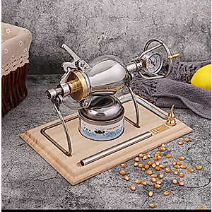 Hand Popcorn Maker 260ml Retro Nostalgic Mini Popcorn Maker Small 304 Stainless Steel Pellet Amplifier Old Fashioned Home Mini Popcorn Popper
