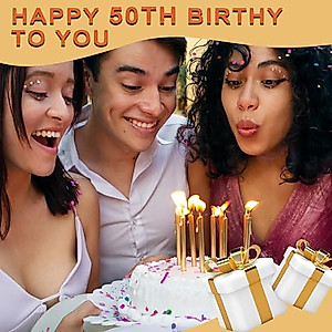 Amxieui 50th Birthday Gifts for Women, Happy 50 Year Old Gifts Decorations Gift Ideas for Her, Funny 50th Birthday Throw Blanket Gift Ideas 60" x 50"