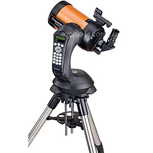 Celestron NexStar 5 SE Schmidt-Cassegrain Computerized Telescope, Bundle with Night Vision Flash Light, Sky Maps Book, 1.25" Moon Filter, Cleaning Kit