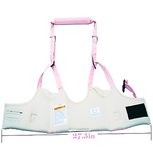 YESTIC Adjustable Baby Walking Harness Toddler Harness Assistant Belt for Learning Walk Easy-to-Wear Walking Learning Helper for Boys Girls. (Pink)
