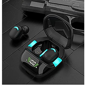 G7S Gaming Wireless Earbuds Bluetooth 5.0 Headphones with LED Display with Charging Case Hi-fi Stereo,Gaming in-Ear Earbuds Sweat Resistant