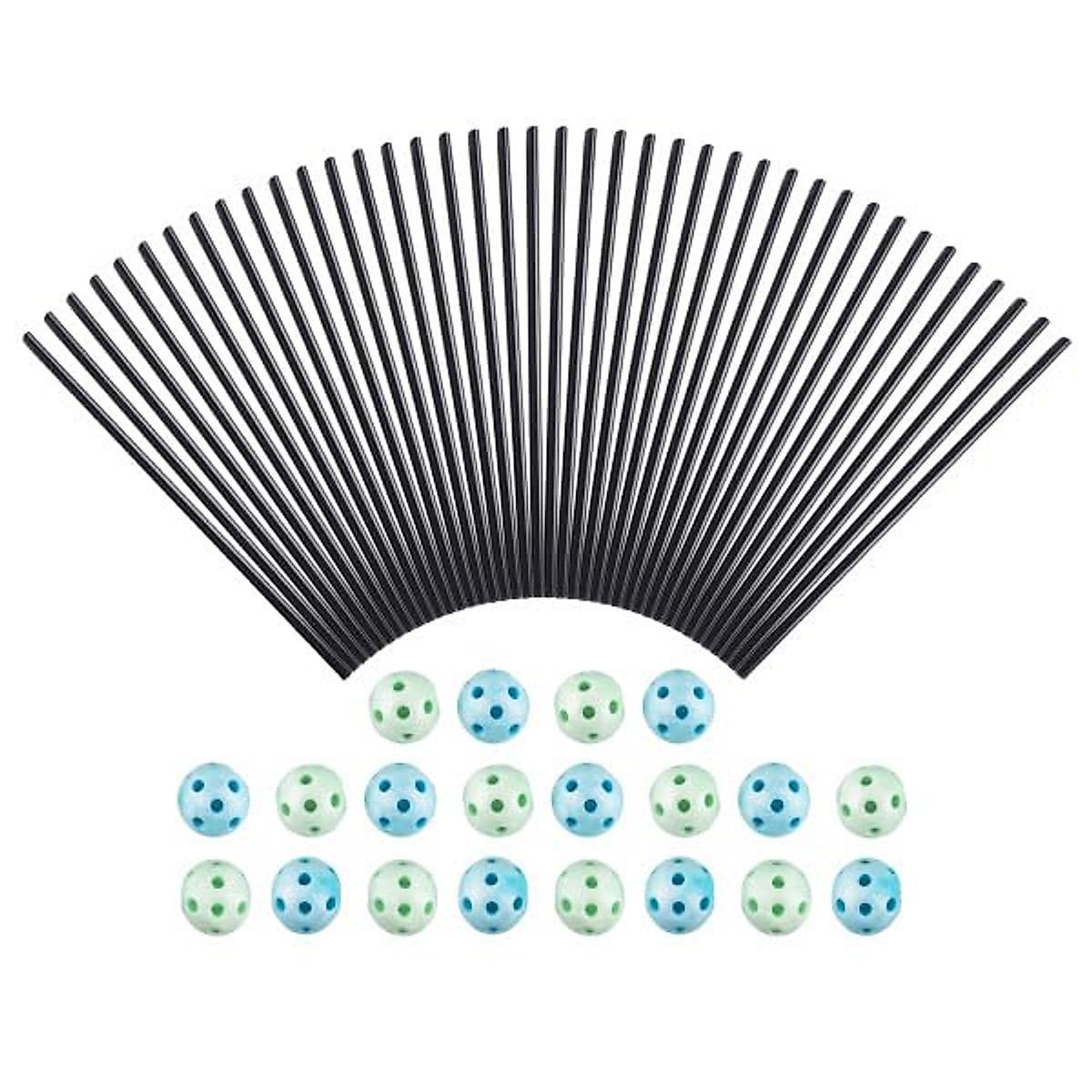 60-Piece Fort Building Kit for Kids - Build and Play Kit for Indoor and Outdoor Use - For Boys and Girls Ages 3 and Up