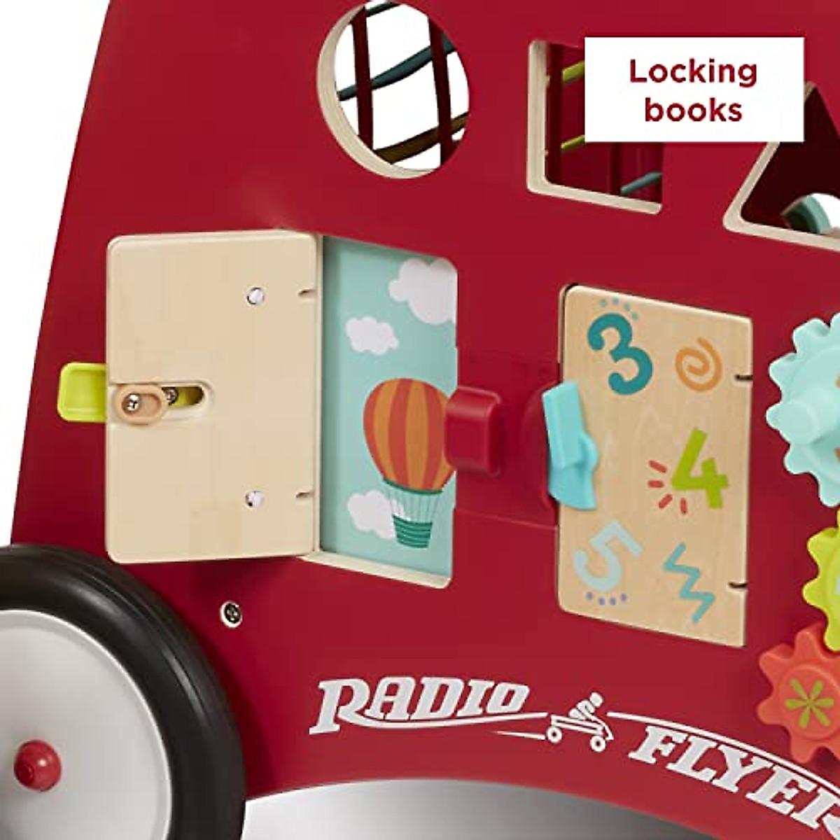 Radio Flyer Deluxe Push & Play Cube Walker, Walker Toy for Ages 1-3