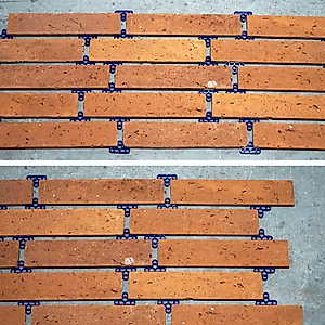 Purple Color 3/8 inch 100pcs 10mm Mortar Gap Spacer Kitchen Room Tile Spacer Bricklaying Spacer Window Glass Spacer Tile Leveling Clips Masonry Paving Slab Spacer Concrete Floor Spacer