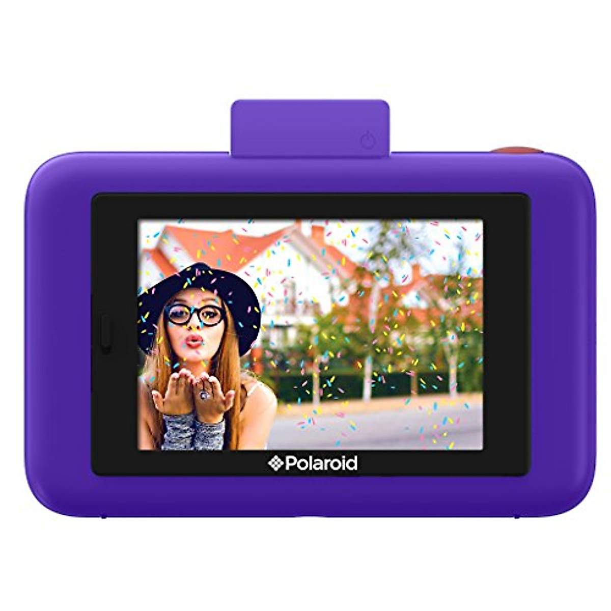 Zink Polaroid Snap Touch Portable Instant Print Digital Camera with LCD Touchscreen Display (Purple)