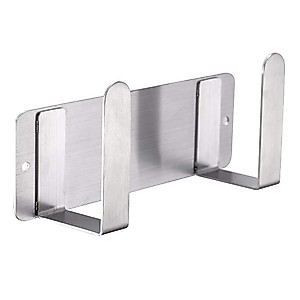 Pan Cover Rack Drain Storage Rack Pot Lid Organizer Wall Mount Pot Lid Holder Vacuum Lid Rack Stainless Steel Plate Cover