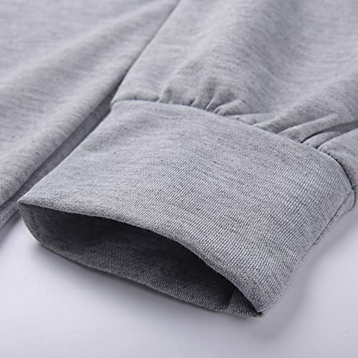 Drindf Graphic Sweatshirt for Women Long Sleeve Round Neck Casual Pullover Tops Gray