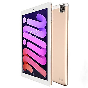 Portable Tablet, Octa Core Processor 4G RAM 256G ROM Call Support 10 Inch Tablet for Travel (US Plug)