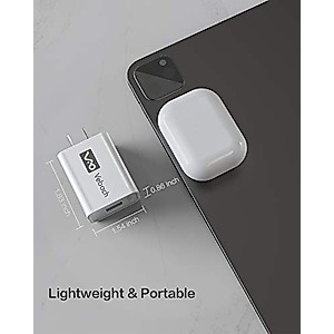 Vebach USB Wall Charger Single Port, UL Certified Quick Charge 3.0 18W AC Power Charging Adapter Plug Compatible with Galaxy S10/S9/S8/Note 8/7, LG G6/G4/V30, HTC 10, Nexus 9, iPhone, iPad and More