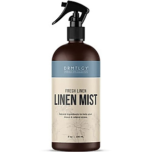 DRMTLGY Natural Fresh Linen Mist and Room Spray - Pure Essential Oils for a Pillow Spray, Linen Mist, and Fabric Spray - Aromatherapy Spray for Relaxation and Sleep