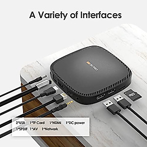 X88 Pro S Android Box, Android 10.0 TV Box 4GB Ram 128GB Rom H616 Quad-Core Support 6K 2.4G/5.8G Dual Wifi Ethernet HD BT 5.0