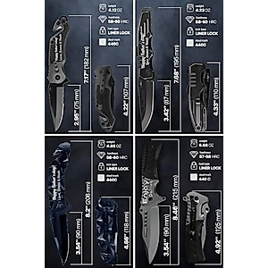 Personalized Gifts for Men - Engraved Pocket Knife - Custom Knife for Men Dad Him All - Chistmas Gift Ideas Mens Gifts for Christmas Stocking Stuffers 6680 PS