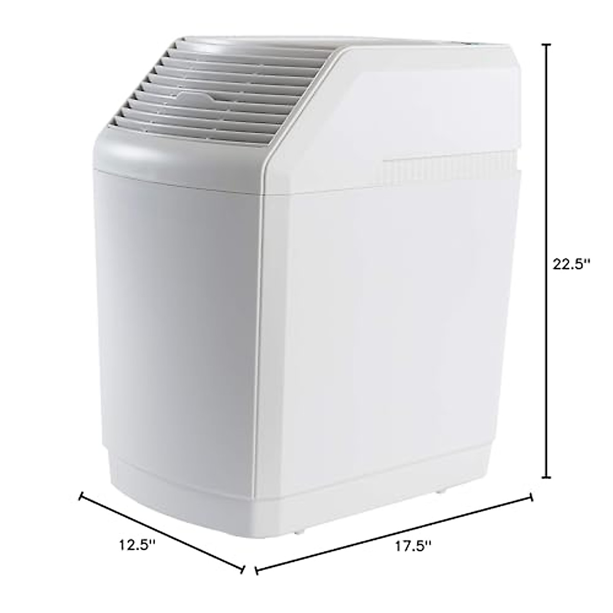 AIRCARE Space Saver Large Evaporative Whole House Commercial 6 Gallon Humidifier for Large Rooms 2,700 sq ft. With Digital Controls, Auto Humidistat and Automatic Shut Off
