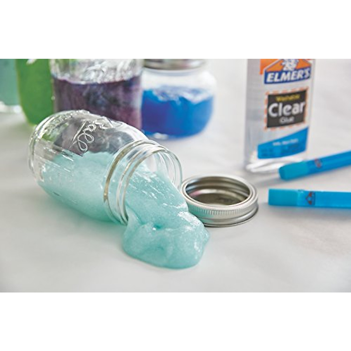 Elmer's Liquid School Glue, Clear, Washable, Pack of 3