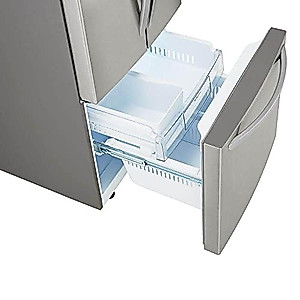 LG LFCS22520S 22 Cu. ft. French Door Refrigerator in Stainless Steel (2021)
