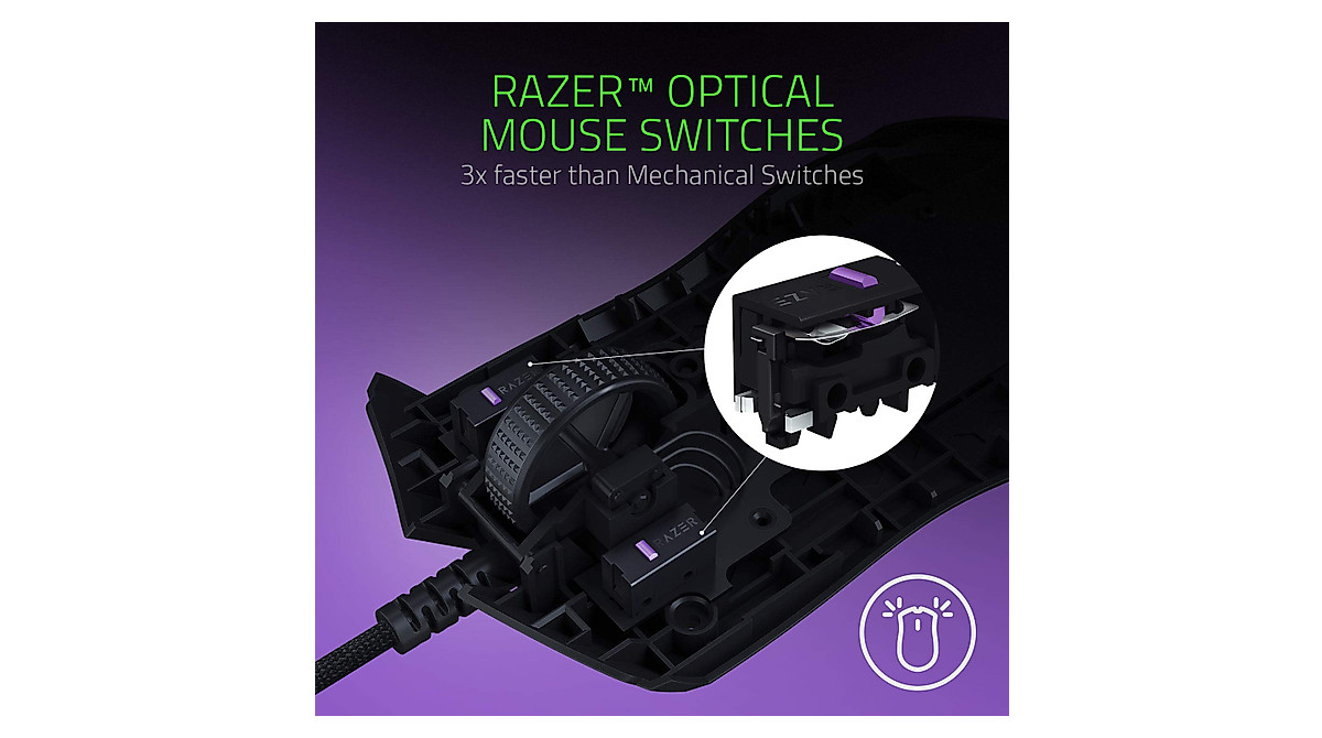 Razer Viper Ultralight Gaming Mouse - 16K DPI, RGB, Ambidextrous