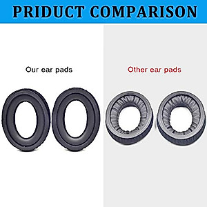 defean Replacement Velvet Ear Pads Compatible with Sennheiser HD 599 SE HD 598 SR HD569 HD559 HD595 PC360 PXC450 PXC350 PC350 HD380 PRO HME95 G4ME Zero Game Headphone