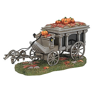 Department 56 Snow Village Accessories Halloween Disneyland The Haunted Mansion Hearse Figurine, 4.17 Inch, Multicolor