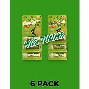 Gosling's Original ChopSaver Lip Care, All Natural Hydrating Lip Balm, Chapstick for Musicians and More, Effective Relief for Dry, Cracked Lips and Skin, Made in USA, 0.15 Oz (Pack of 6)