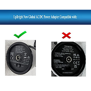 UpBright 24V AC/DC Adapter Compatible with RENPHO C3 RF-GM168 RFGM168 CA Massage Gun Deep Tissue Muscle Massager 22.2V 2000mAh Battery JuYuanHai JYH37-2400650-CA 24VDC 650mA 1A Power Charger (Not 17V