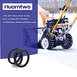 Huarntwo 954-0346 754-0346 Drive Belt for MTD snowblowers