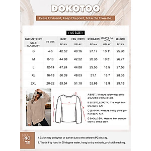 Dokotoo Womens Waffle Knit Oversized Crewneck Sweatshirt for Women Trendy Side Split Long Sleeve Pullover High Low Slouchy Fit Casual Cute Sweatshirts Tops Fall Outfits Clothes 2024 Pink Medium