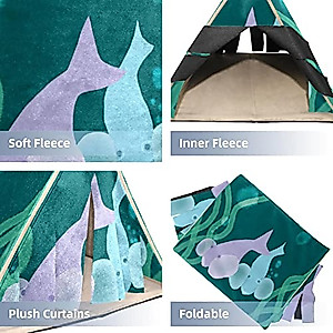 Y-DSIWX Guinea Pig Hideout House Bed, Cute Grass Fish Rabbit Cave, Squirrel Chinchilla Hamster Hedgehog Nest Cage