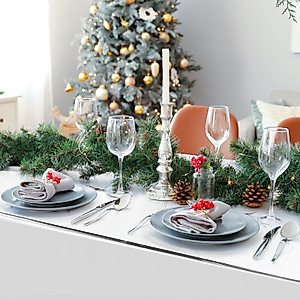 Juvale 3 Pack Metallic Silver Plastic Tablecloth for Birthday Party Decorations (Shiny Foil, 54x108)