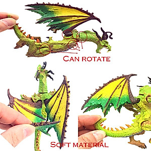 Guaishou Dragon Knight Action Figure Horse with Lance Fantasy World Ancient Soldiers Warriors Army Cavalry Party Favors Classic Soldier Toys