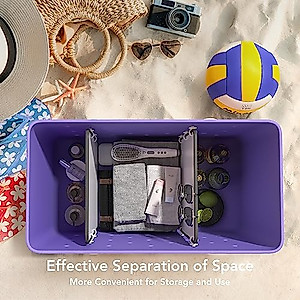 CANKOO Divider Tray for Bogg Bag Accessories for BOGG BAG X Large Original Help your Bogg Bag Divide Space and Storage, Easily Achieve Maximum Organization of Your Bag 2pcs Black