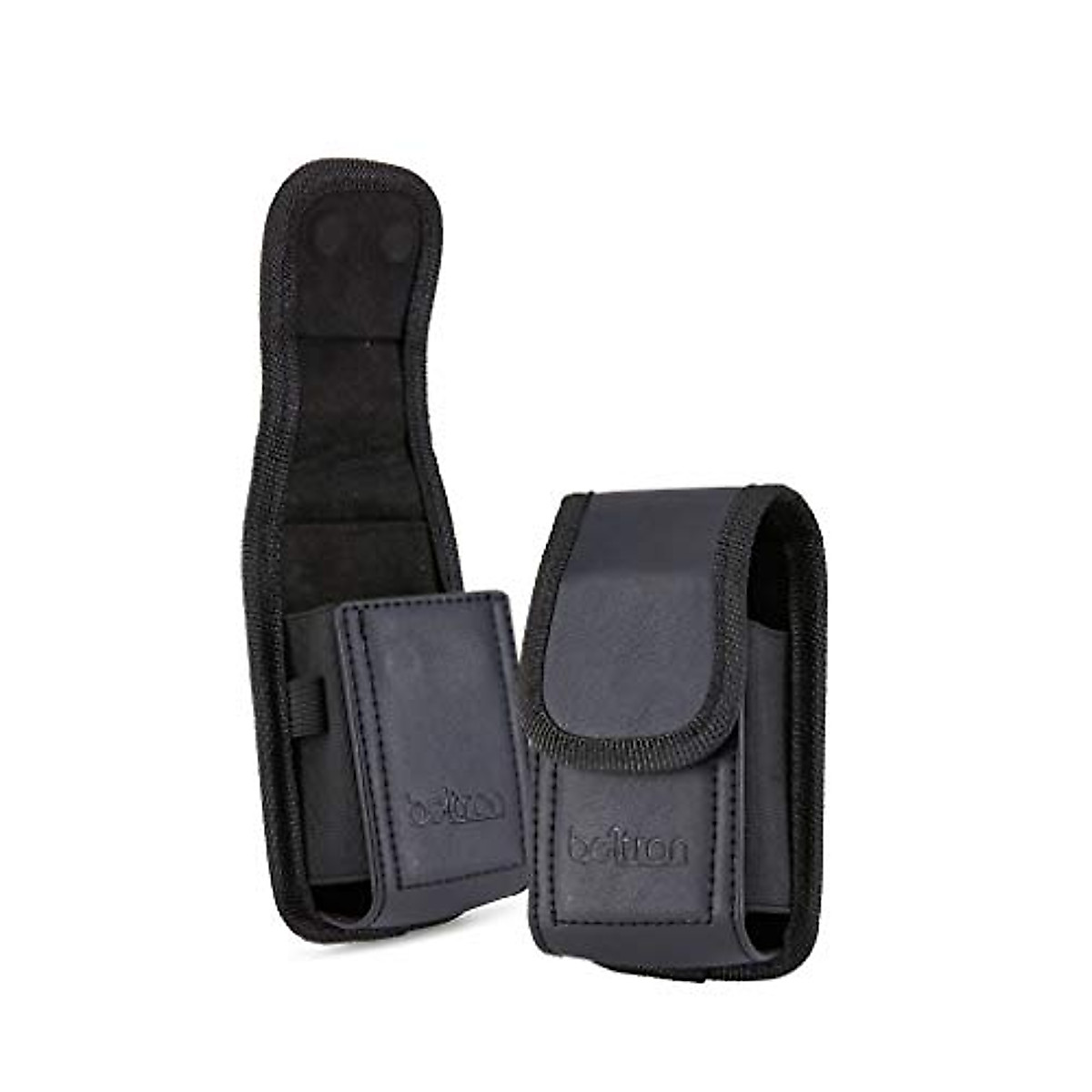 BELTRON Vertical Leather Pouch for DuraXE Epic E4830, DuraXV Extreme E4810, DuraXE E4710, DuraXV LTE E4610, Sonim XP3, XP3plus Features: Heavy Duty Belt Loop, Metal Belt Clip & Dual Magnet Closure