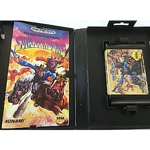 Sunset Riders (Sega Genesis / Megadrive) - Reproduction Cartridge with Clamshell Case and Manual
