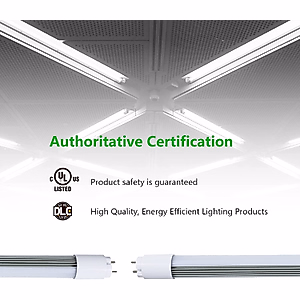 Xapolu 3FT T8 T12 LED Tube Light 15W 2100lm(26W Eqv.), 36 inch 4000K Cool White LED Light Bulb, F30T8/F30T12 Fluorescent Replacement, Ballast Compatible or Bypass, Dual-Ended, UL&DLC Listed(1pcs)
